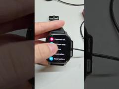 Slot de cartão SIM 4G Smart Watch V4.2 BLE Bluetooth Android Sports Watch Faixa de silicone