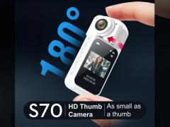 Câmera Fpv Pequena portátil Câmera de vídeo WiFi Câmera de vídeo 110° Lente de Ângulo Amplo Controle APP Anti Shake
