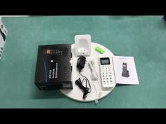 D1018 Low Radiation LCD Wireless Fixed Phone with Hands Free Call Function for Office or Home
