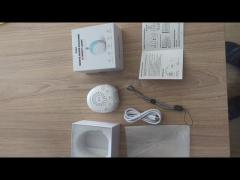 Child Lock White Noise Machine With Five Color Night Light 30 Soothing Sounds Timer Function