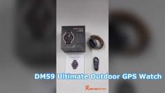 DM59 GPS Sport Smart Watch, 1.43‑Inch AMOLED HD Display