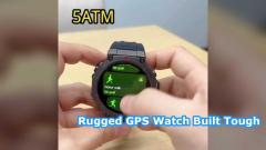 2026 New Military DM58 GPS Smart Watch 1.43'' HD AMOLED 5ATM Waterproof