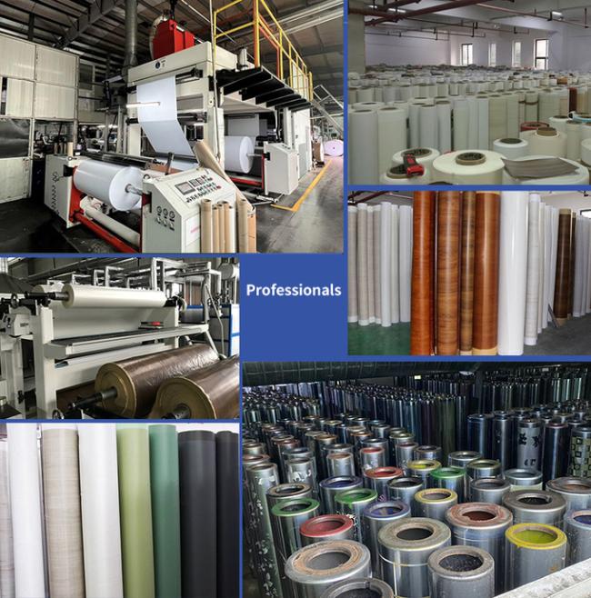 Bottom Adhesive Self Adhesive PVC Film B1 Fire-proof Level With Released Paper 1