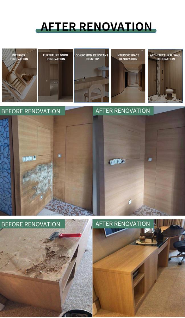 Bottom Adhesive Self Adhesive PVC Film B1 Fire-proof Level With Released Paper 2