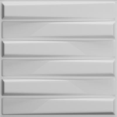 China 3dboard wall decor panels 500*500 fiber eco wave panels with original colcor BLADE for sale