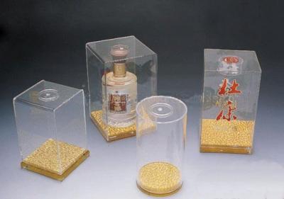 China Factory OEM Transparent acrylic wine box/gift box for sale