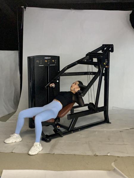 Commercial Indoor Fitness Equipment: Adjustable Pin-Loaded 3 - Function Press Machine For Chest, Shoulder & Bodybuilding Workouts