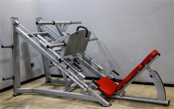 Quality Plate Loaded Linear Leg Press, a Best - Selling 45 - Degree Gym Strength Training Fitness Equipment for Indoor Gyms, with 3 Back Pad Adjustments, Easy - to - Use Carriage Release, for sale