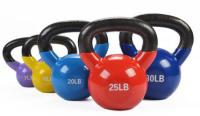 China Professional Cast Iron Gym Kettlebell - 5-50 lb Weight Range with 1.4 Inch Handle for Strength Training for sale
