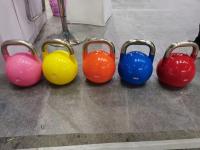 China Professional Cast Iron Gym Kettlebell - 5-50 lb Weight Range with 1.4 Inch Handle for Strength Training for sale