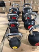 China Professional Cast Iron Gym Kettlebell - 5-50 lb Weight Range with 1.4 Inch Handle for Strength Training for sale