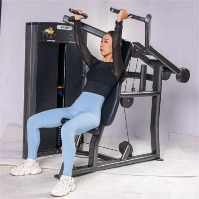 China Shoulder Press Ax Series Indoor Commercial Pin Loaded Gym Equipment with Neutral and Overhand Handle Positions for Distribution for sale