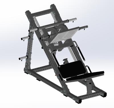 China New Design Commercial Gym Equipment Strength Training Plate Loaded Leg Press Hack Squat for sale