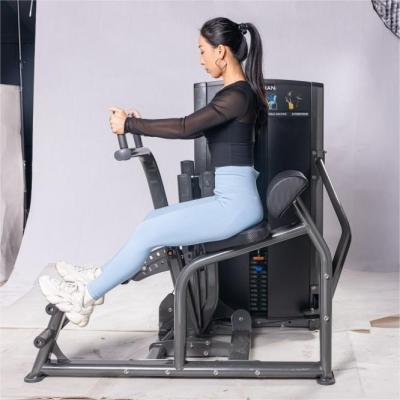 China Dual Functional Strength Equipment Back Extension/Abdominal  Leg Press Machine Commercial Fitness Gym Pin Loaded Machine for sale