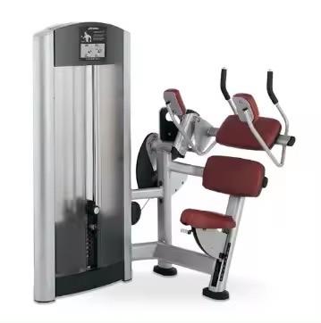 China Pin-Loaded Gym Equipment Seated Abdominal Trainer Crunch Machine for Effective Workouts for sale
