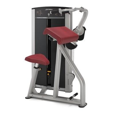 China Fitness Equipment Strength Training Tricep Curl Pin Loaded Triceps Machine for sale