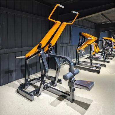 China Commercial Indoor Gym Fitness & Body Building Machine Plate Loaded Lat Pull Down &Vertical Traction Front Pulldown for sale