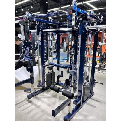 China Smith Machine Gym Equipment Multi Functional Power Rack with Cable Crossover [ Freeman ] for sale