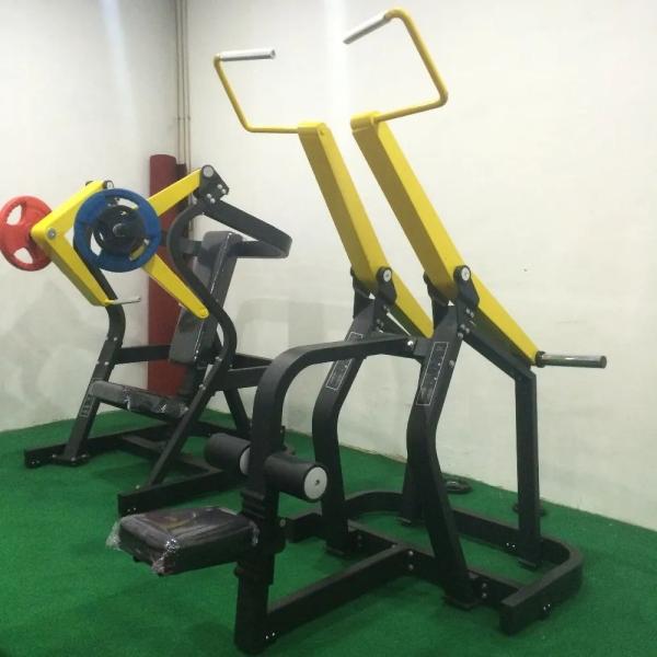Quality Lat Pull Vertical Traction Gym Machine Strength Training Plate Loaded for sale