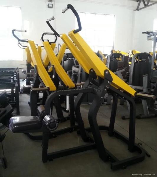 Quality Lat Pull Vertical Traction Gym Machine Strength Training Plate Loaded for sale