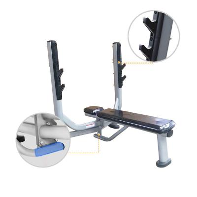 China Wholesale High Quality Flat Steel Bench Home Gym Fitness Equipment Medium Loader Weight Bench for sale