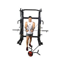 Quality Indoor Commercial Gym Smith Machine for Strength Training Body Building Cable for sale