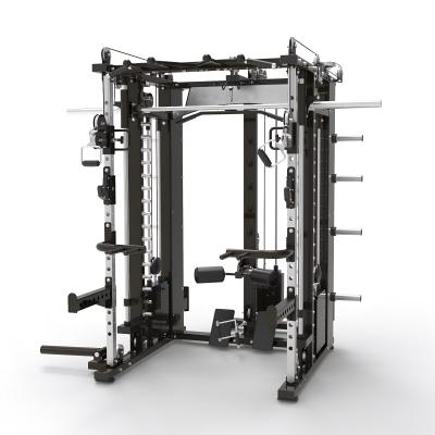 China All in One Indoor Multi-Functional Gym Equipment Commercial Steel Smith Machine Weight Stacks Premium Indoor Fitness Solution for sale