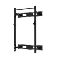 China Wall Mounted Foldable Pull Up Bar Smith Machine Squat Rack 1200x1100x2300mm 65kg for sale