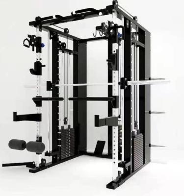 China Commercial Multi-Functional Power Rack All-in-One Smith Machine Functional Trainer for Home Gym for Fitness Strength Training for sale