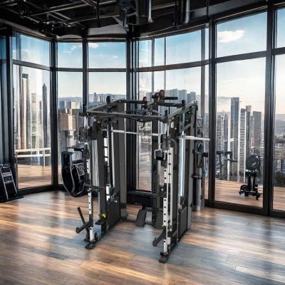 China Commercial All-in-One Smith Machine Functional Trainer for Home Gym Rack Multi-Functional Strength Training for sale