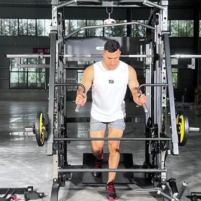 China Commercial Strength Training Adjustable Pulley Leg Press Multi Gym Smith Machine Home Gym for sale