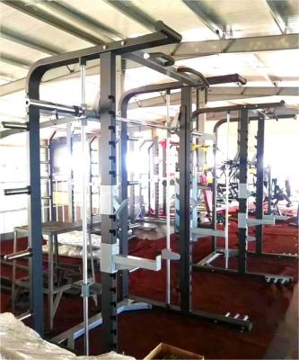 China Multi-Functional Power Rack Cage Home Gym Sport Workout Equipment Cross Fit for Shoulder and Bodybuilding Steel Material for sale