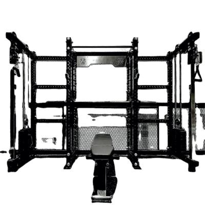 China Fitness Equipment Multi Function Station Strength Training Leg Press Squat Rack Power Rack for sale