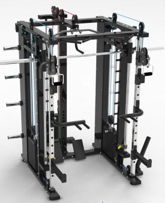 China Hot Sale High Quality Commercial Gym Equipment Smith Machine 3d Power Rack for sale