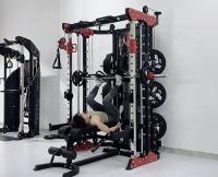 China Multi Functional Smith Machine Arm Chest Leg Press Strength Training Gym Equipment 390kg for sale