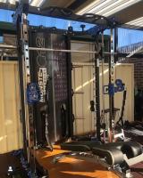 China Multi Functional Home Gym Smith Machine 390kg Tip Welding for Gym Center for sale