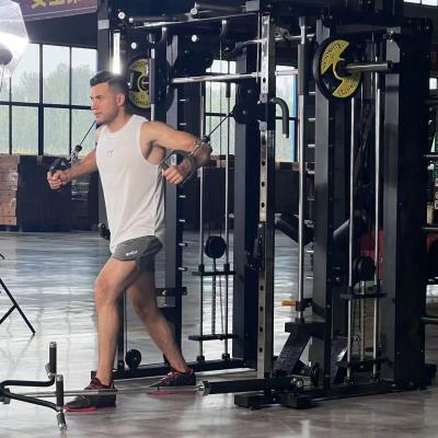China Smith Machine Fitness Cable Crossover Benches Hip Thrust Rowing Gym Equipment for sale