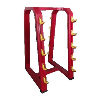 China Barbell Rack Commercial Gym Strength Training Equipment Heavy Duty Storage Stand For Weightlifting Bar Organization Fitness Use for sale