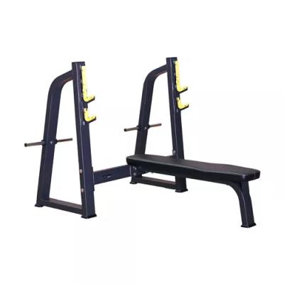 China Compact Flat Weight Bench Shoulder Chest Press Fitness Machine With  For Home Gym Commercial Strength Training Equipment Full Body Workout Use for sale