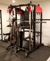 China 4 in 1 Multi Functional Smith Machine Cable Crossover Power Rack 1850x2900x2200mm 464kg for sale