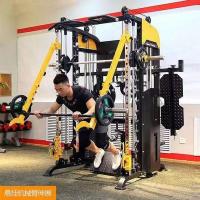 China 4 in 1 Multi Functional Smith Machine Cable Crossover Power Rack 1850x2900x2200mm 464kg for sale