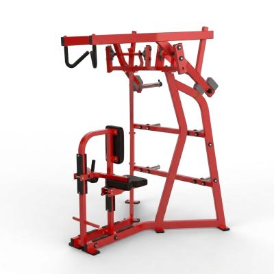 China Commercial Grade Plate Loaded Lateral High Row Machine for Latissimus Dorsi and Upper Back Training in Heavy Duty Steel for sale
