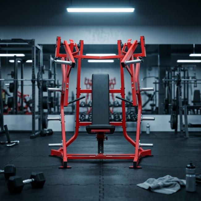 Commercial Lateral Super Incline Press Machine - Close-up details