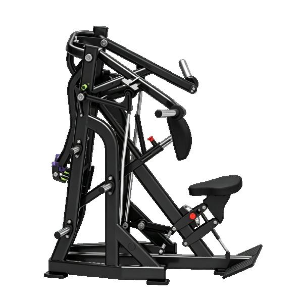 Quality Commercial Heavy Duty Steel Plate Loaded Chest Supported Row Machine Upper Back 1400*1544*1592mm for sale