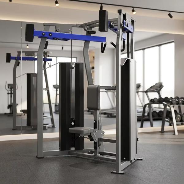Quality Commercial High Pulley Machine, Lat Pulldown Equipment for Gym Back Training for sale