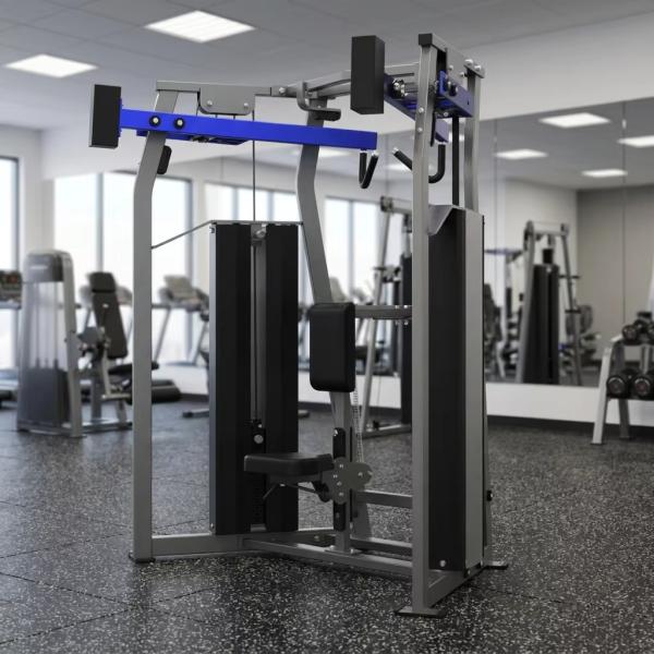 Quality Commercial High Pulley Machine, Lat Pulldown Equipment for Gym Back Training for sale