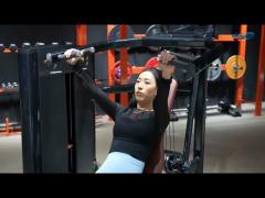 Commercial Indoor Fitness Equipment: Adjustable Pin-Loaded 3 - Function Press Machine For Chest, Shoulder & Bodybuilding Workouts