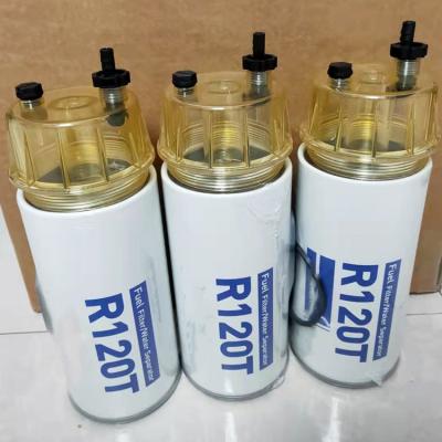 China Glasvezel kern motor olie water scheiding filter R120T met lichtgewicht ontwerp Te koop