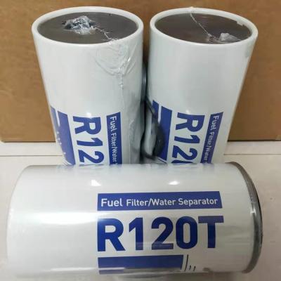China Glasvezel kern motor olie water scheiding filter R120T met lichtgewicht ontwerp Te koop