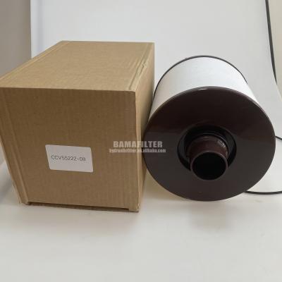 中国 カートリッジフィルター 閉ざされたカーンケース換気のための空気フィルター CCV55222-10 CCV55222-08 販売のため